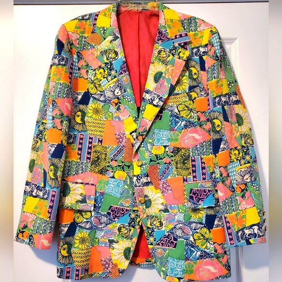 Lilly Pulitzer | Suits & Blazers | Htf 96s Vtg Lilly Pulitzer Mens ...